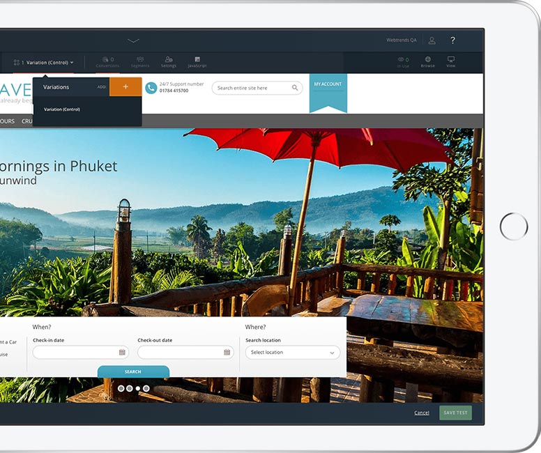 Optimize - Webtrends Optimize
