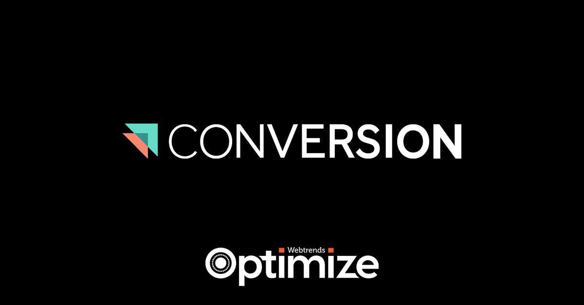 Conversion | Strategic Partner | Webtrends Optimize
