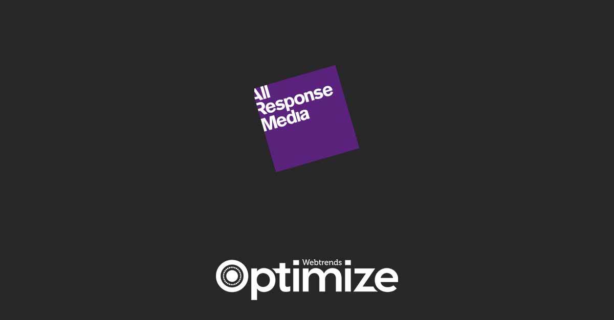 All Response Media | Strategic Partner | Webtrends Optimize